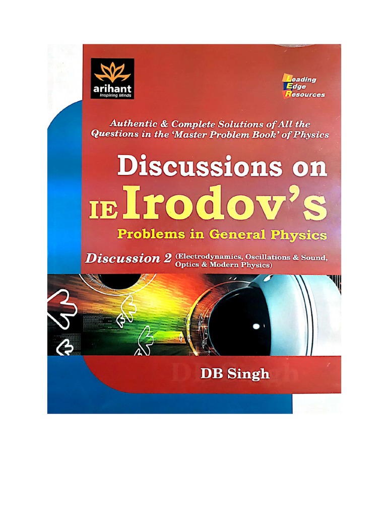 (Irodov Solutions For IIT JEE Physics Olympiad) D B Singh Arihant - Modern Physics Discussions ...