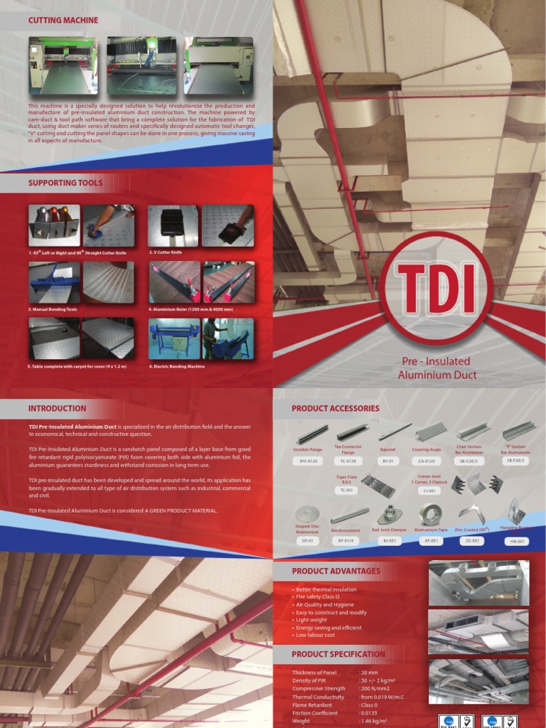 TDI Brosure 2019 PDF | PDF | Duct (Flow) | Applied And ...