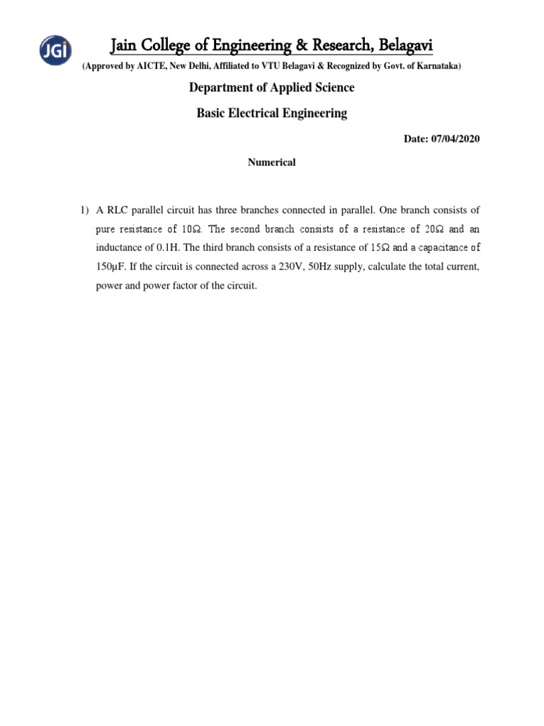 Jain College of Engineering & Research, Belagavi | PDF