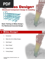 Midas Gen Training Manual 2022 | PDF | Beam (Structure) | Building ...