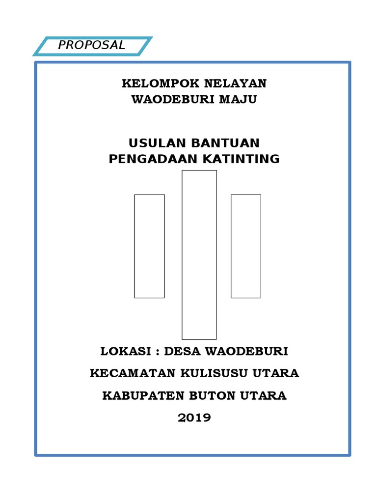 PROPOSAL BANTUAN Katinting | PDF