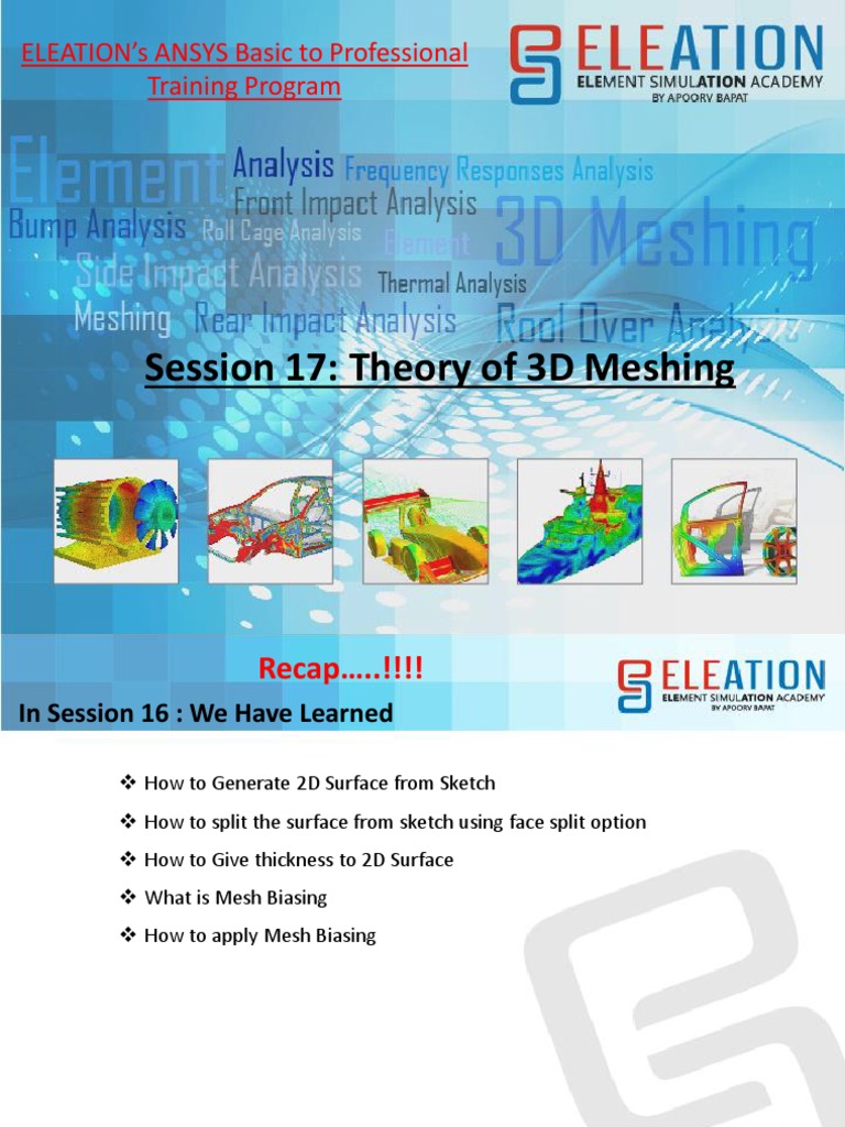 Session 17 Theory of 3D Meshing | PDF | 2 D Computer Graphics | Shape