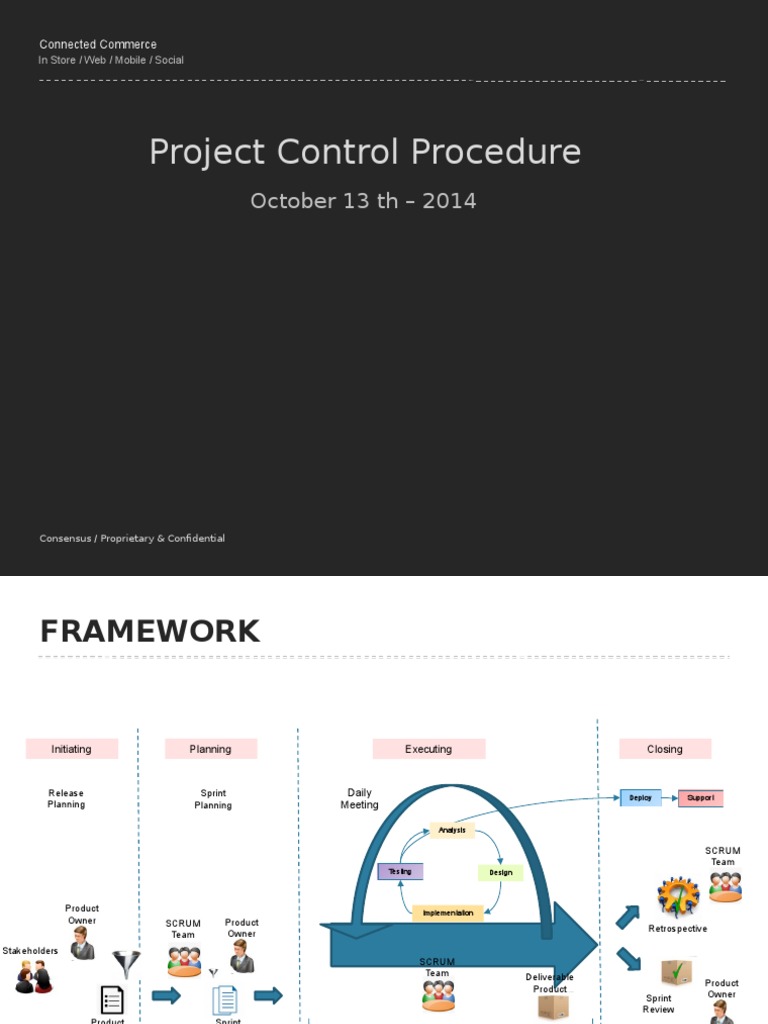 Project Control Procedure | PDF | Scrum (Software Development ...