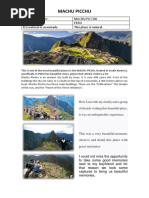 Machu Picchu Quiz | PDF