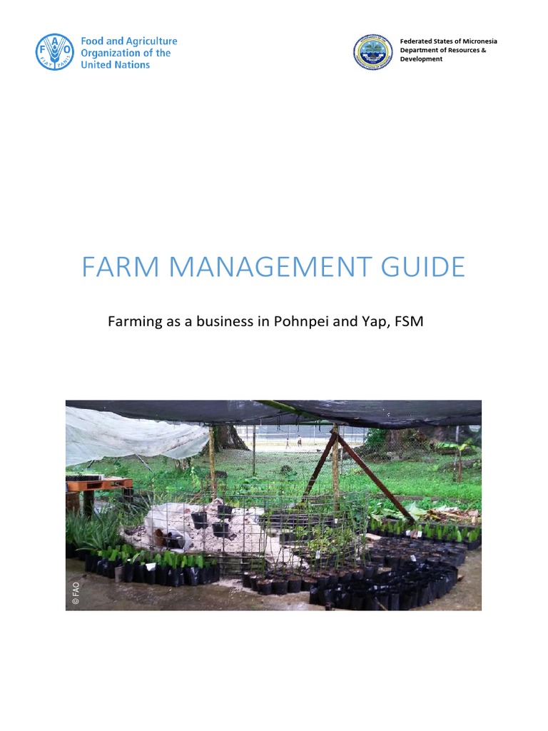Farm Management Guide | PDF | Agriculture | Goal