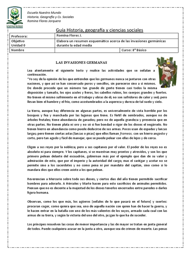 Mapas conceptual 8° básico | PDF