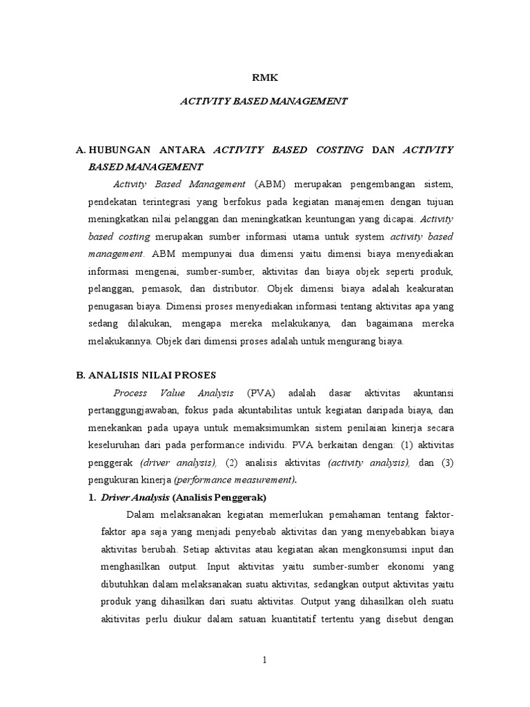 RMK Abm | PDF