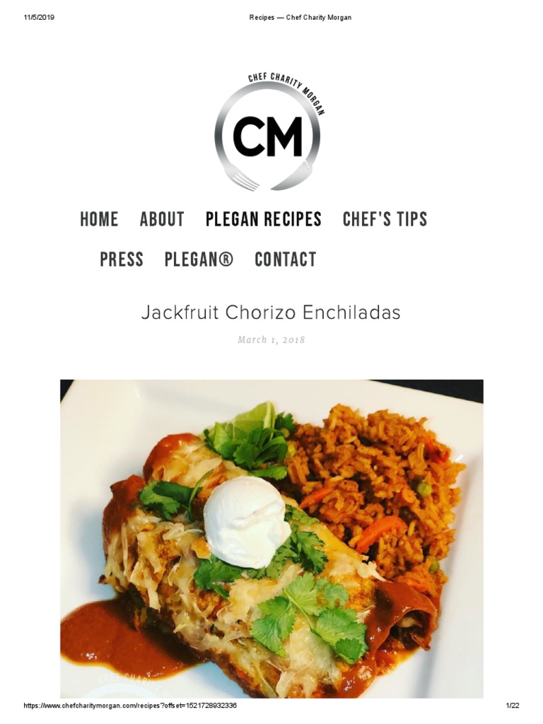 Recipes2 - Chef Charity Morgan PDF | PDF | Curry | Lasagne