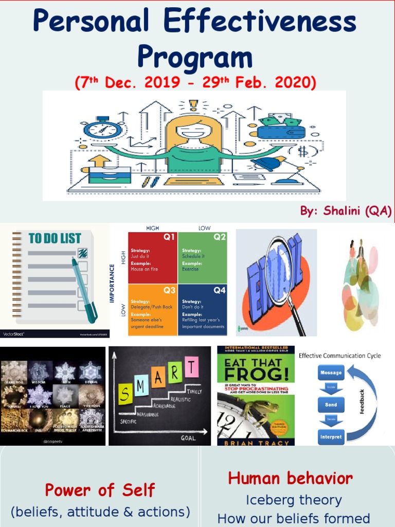 Personal Effectiveness Program: A Comprehensive Guide | PDF | Empathy ...