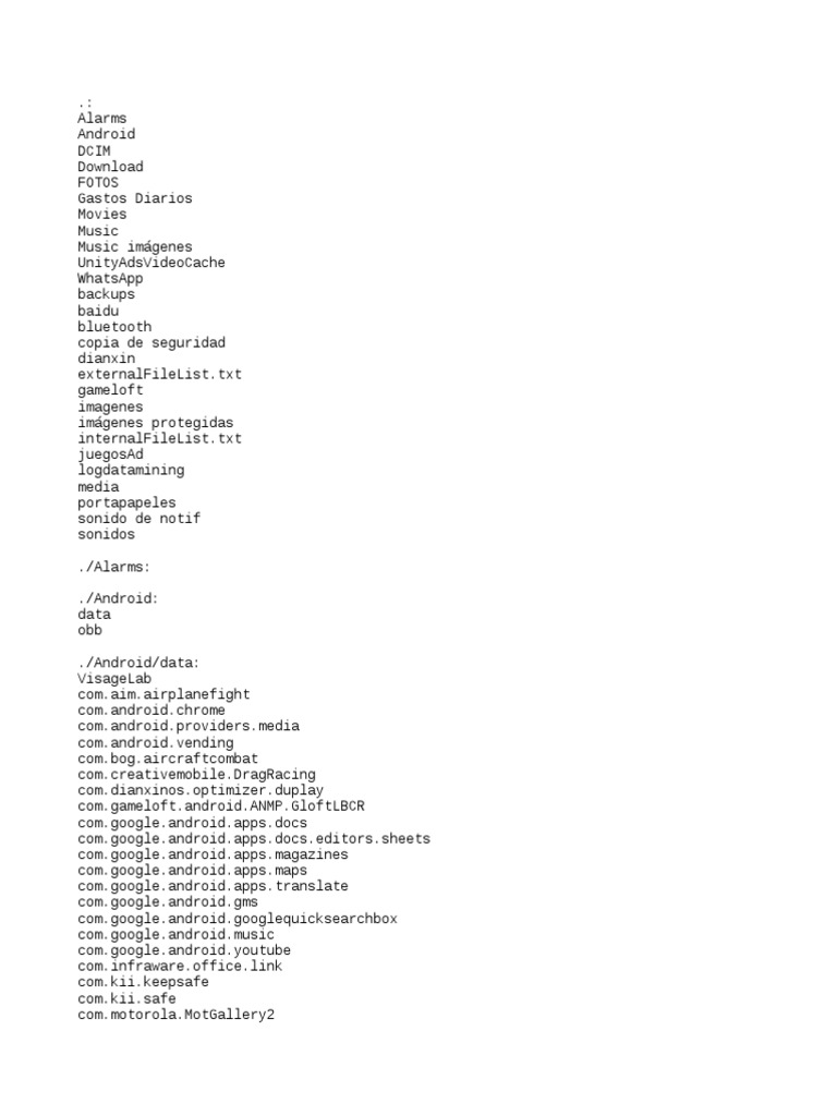 Android File System Breakdown | PDF | Computer File | Computer Data