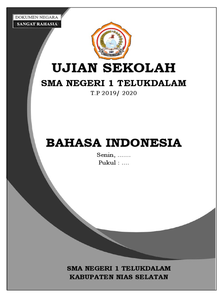 Cover Soal Ujian | PDF