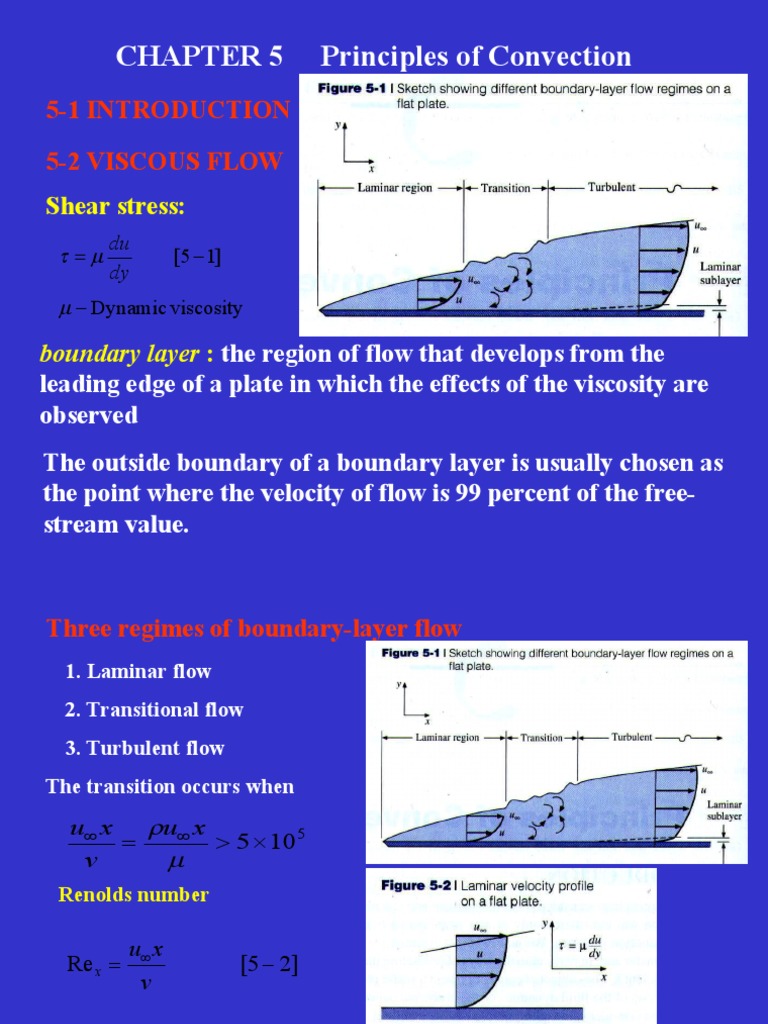 Convection Principles & Flow Dynamics | PDF | Boundary Layer | Fluid Dynamics