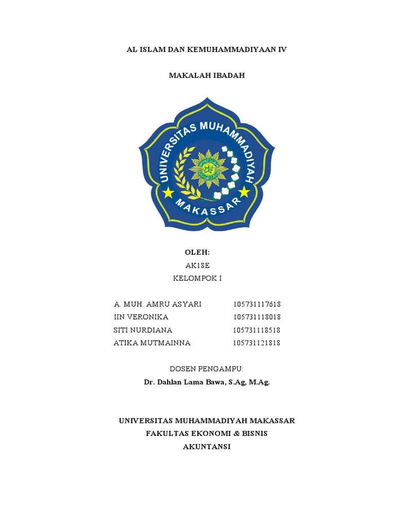 Makalah Aik IV Kelompok 1 | PDF
