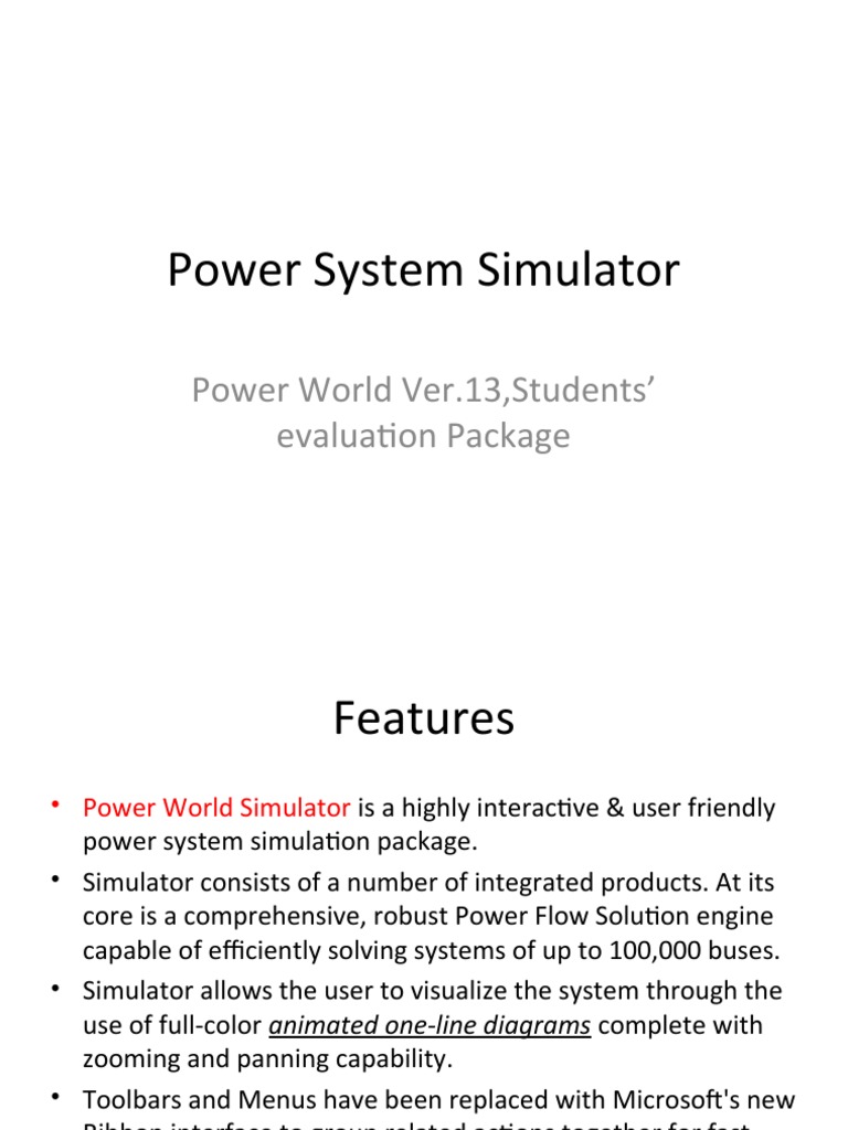 Power System Simulator | PDF | Simulation | Computer Architecture