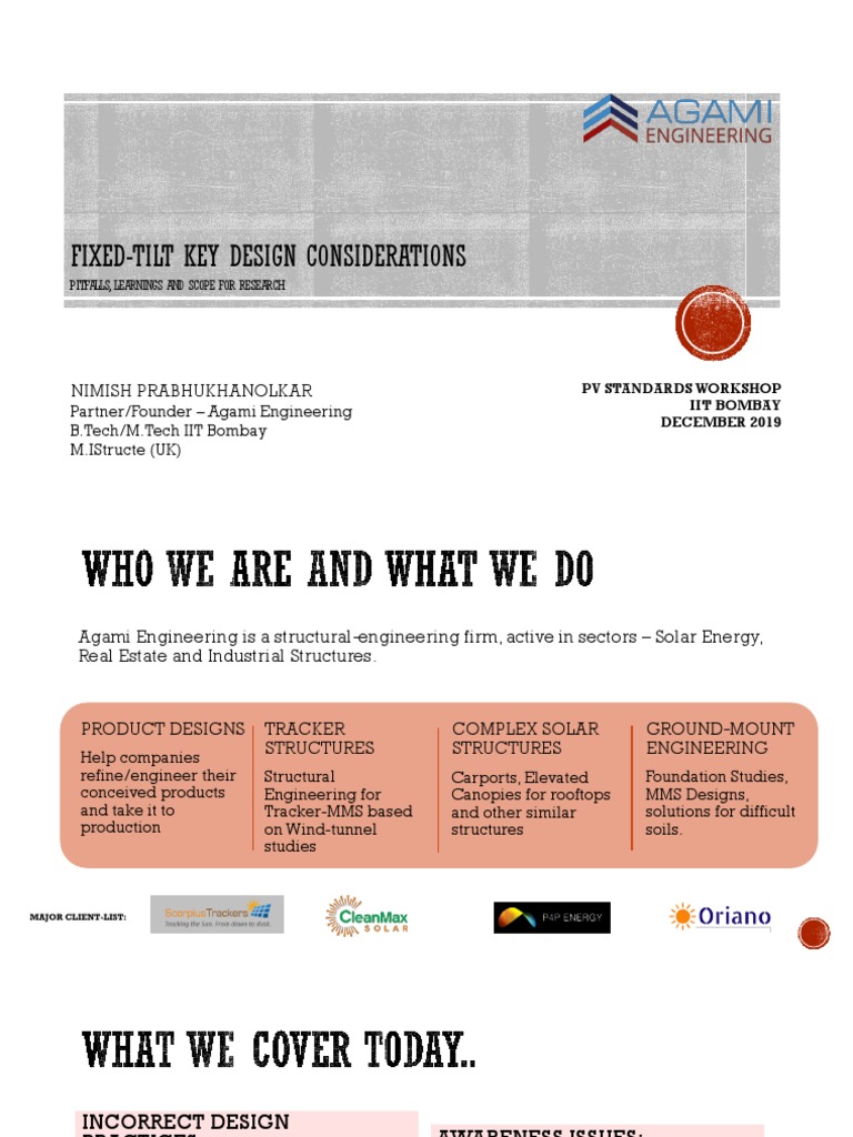 Fixed Tilt Important Considerations in Structures | PDF | Galvanization ...