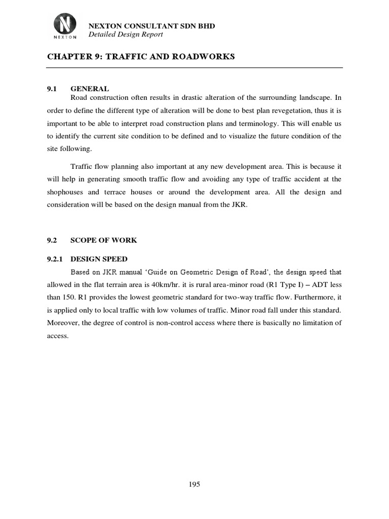 Road & Traffic Industrial Design Project Report | PDF | Asphalt | Road ...