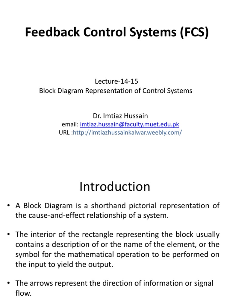 Feedback Control Systems (FCS) | PDF | Control Theory | Algebra