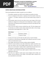 Boarding House Rules and Regulations | PDF | Boarding School | Justice