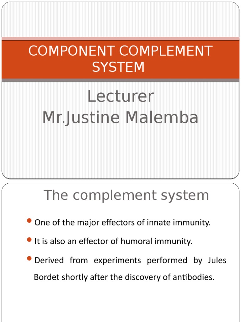 Complement System Eden | PDF | Complement System | Immune System