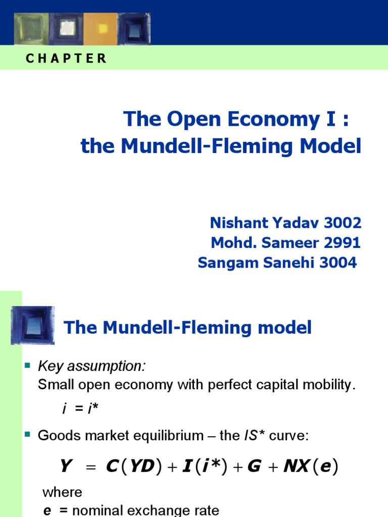 Mundell Fleming Model | PDF | International Trade | Macroeconomics