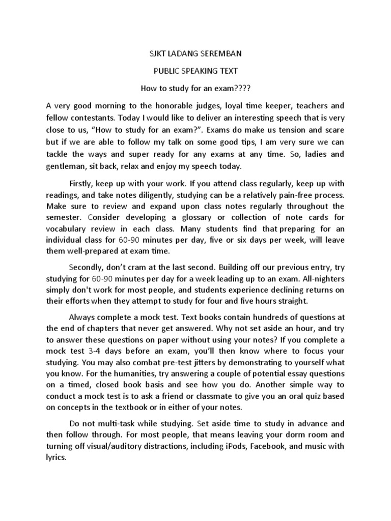 Public Speaking Text 2020 | Download Free PDF | Test (Assessment ...