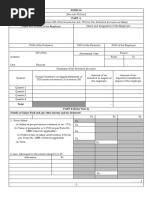 Form 16 Excel Format for AY 2025-26 | PDF | Tax Refund | Public Finance