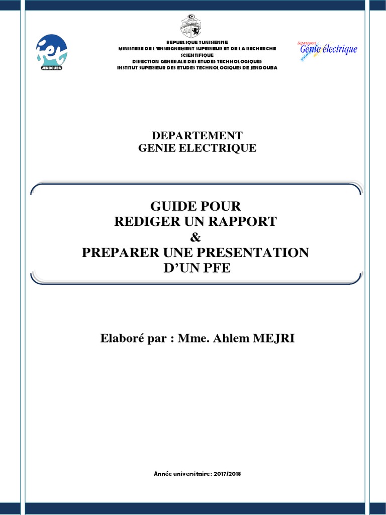 Guide PFE Complet P | PDF | Microsoft Word | Informatique et technologies de l'information