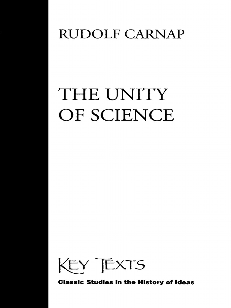 The Unity of Science | PDF | Logic | Metaphysics