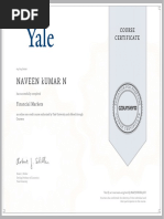 Coursera Certificate Example | PDF