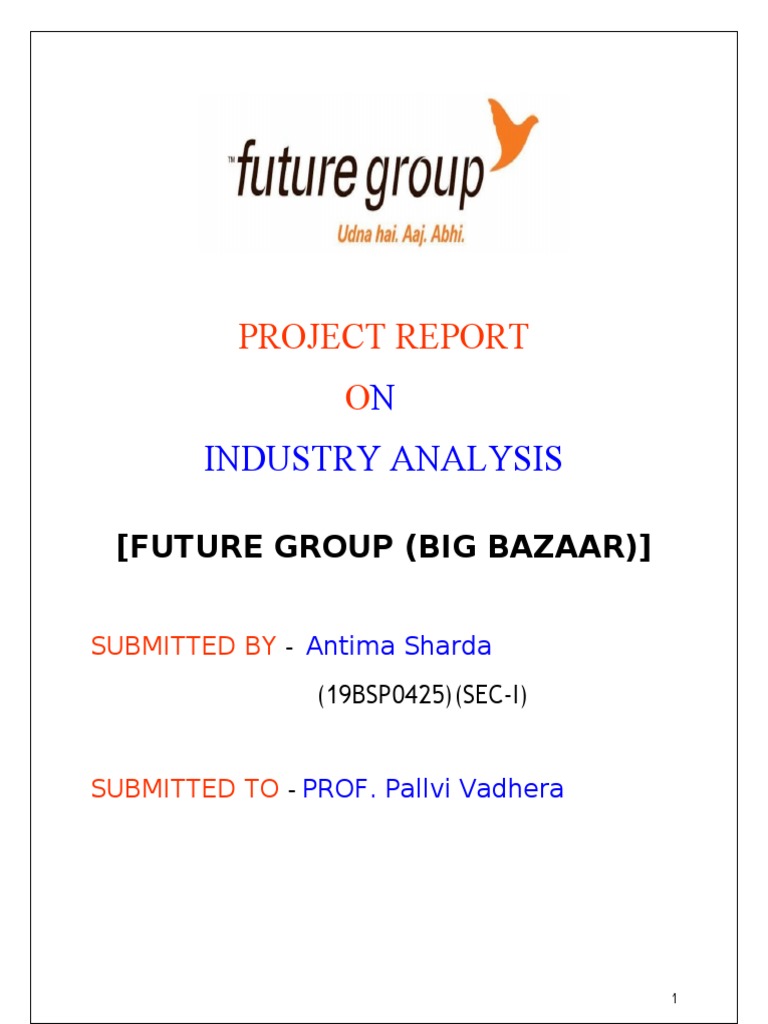 Big Bazaar Industry Analysis Report New | Download Free PDF | Retail ...
