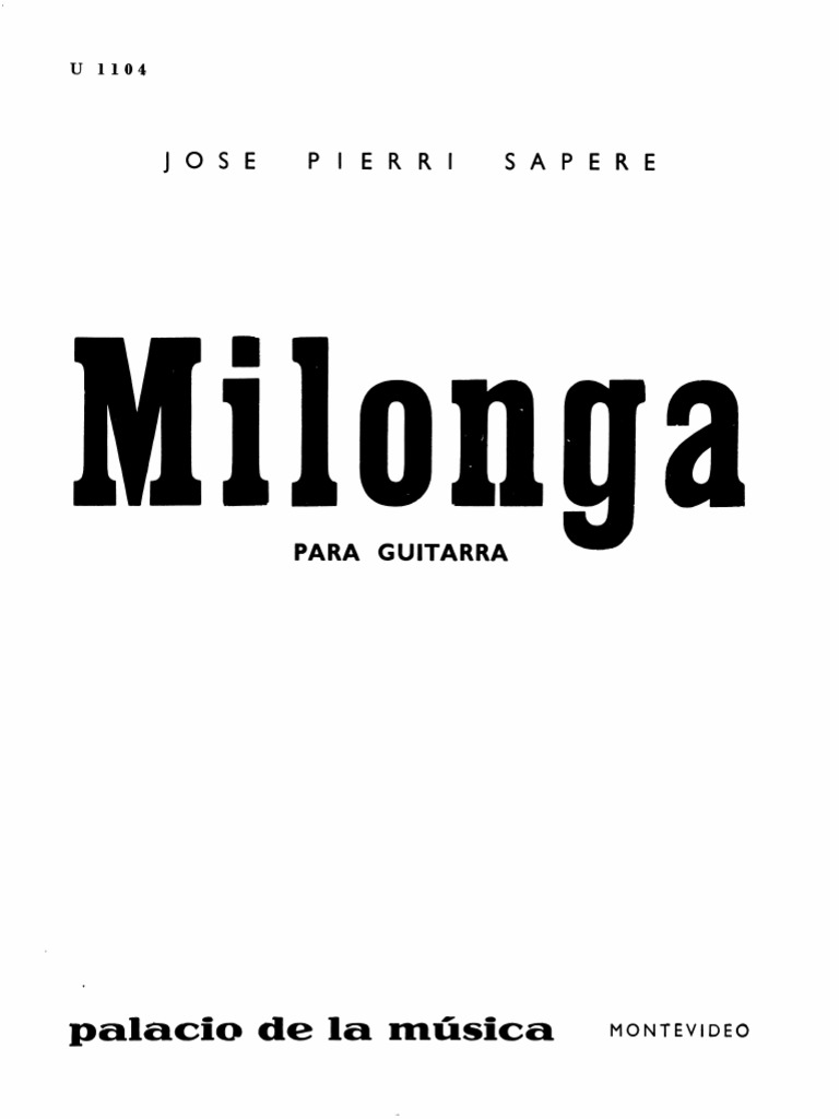 Jose Pierri - Milonga | PDF