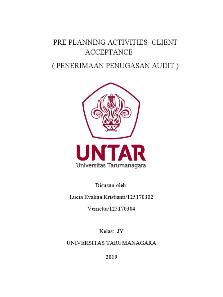 Audit 1 | PDF | Karier & Perkembangan | Bisnis