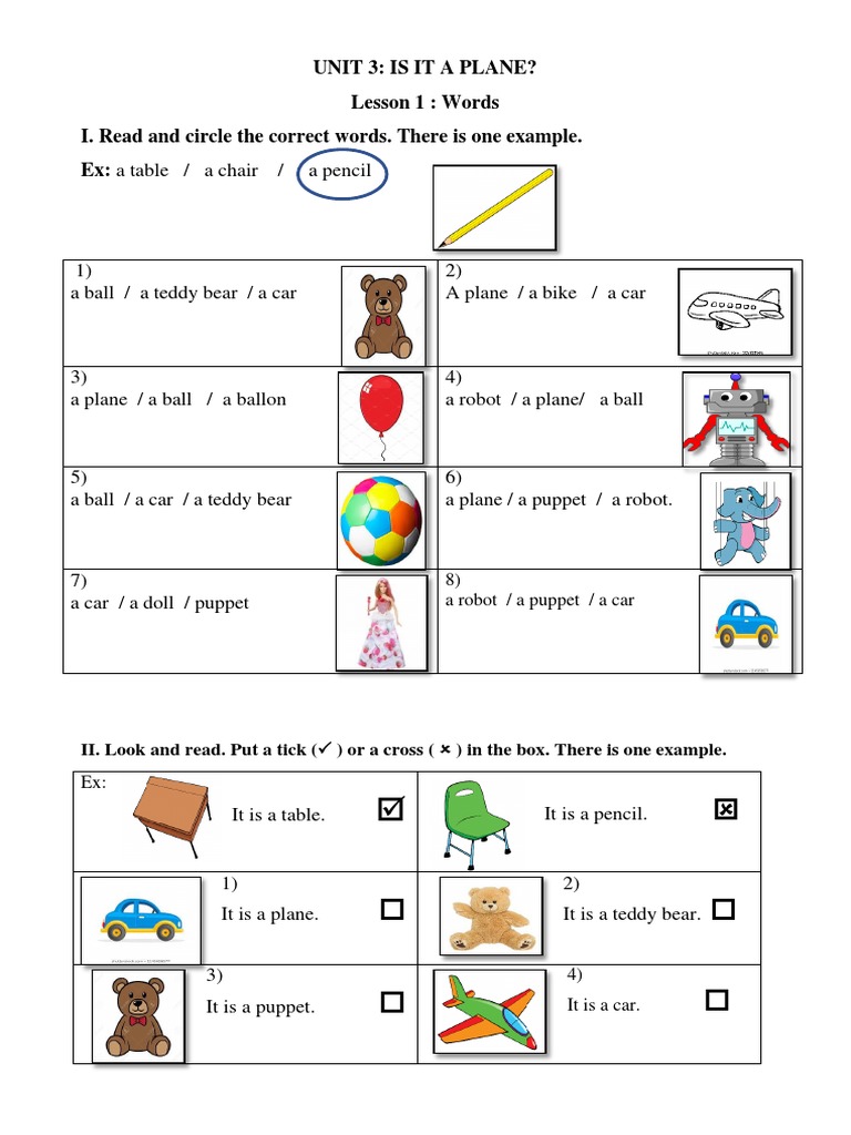Unit 3 Lesson 1: Vocabulary Activities | PDF | Leisure | Sports