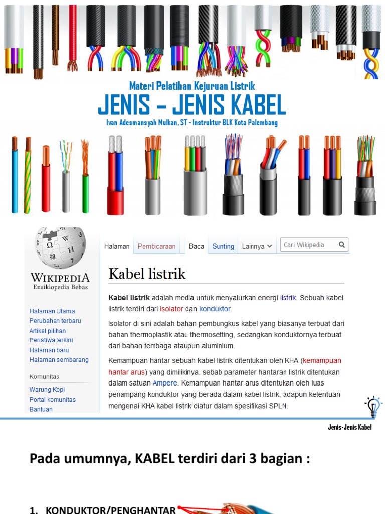 Jenis-Jenis Kabel | PDF