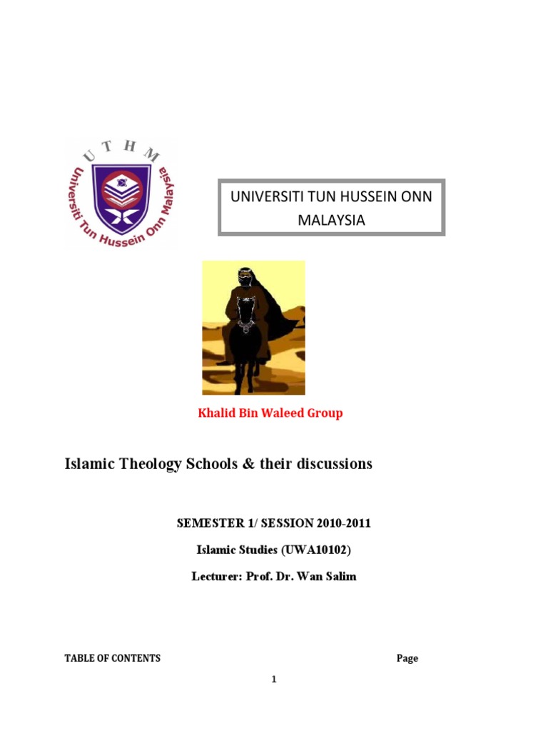 Islamic Theology and Their Discussion | PDF | Shia Islam | Isma'ilism