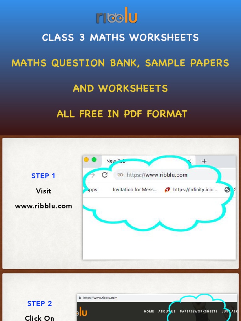 Class 3 Maths Worksheets: Maths Question Bank, Sample Papers and ...