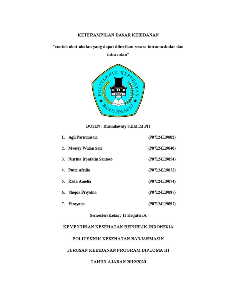 Intramuskular Dan Intracutan" NEW | PDF