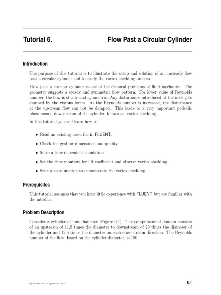 Cylinder PDF | PDF | Lift (Force) | Fluid Dynamics