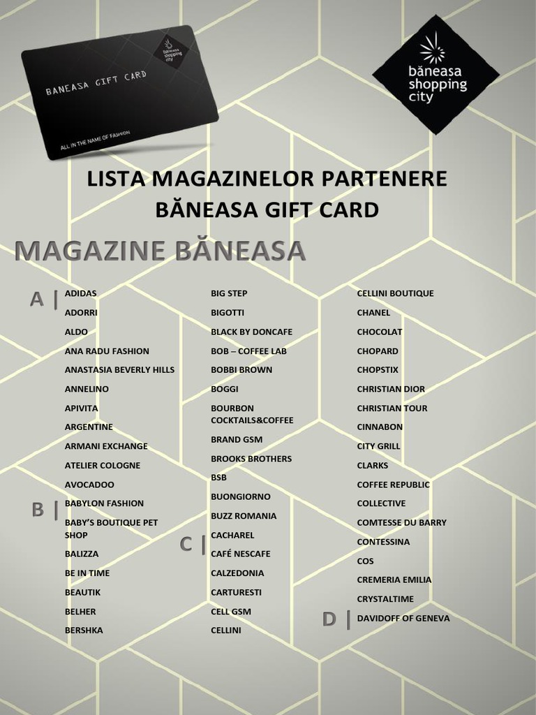 Băneasa Shopping City Store List | PDF | Brand | Fashion