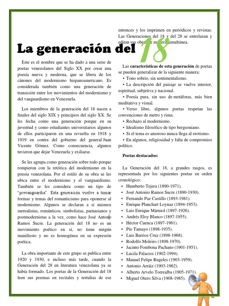 Poesía y Revolución: Generación del 28 | PDF | Venezuela | Poesía
