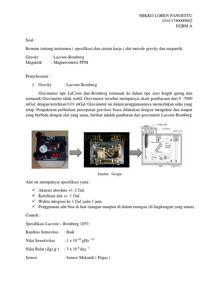 Alat Metode Gravity dan Magnetik | PDF