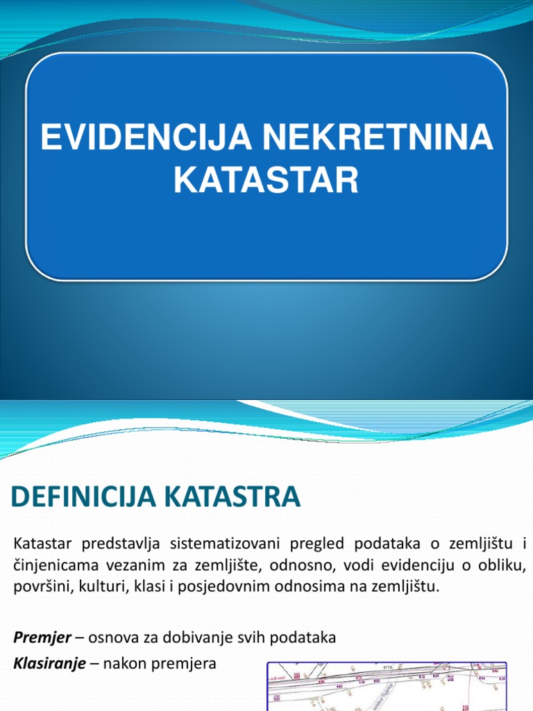 Katastar PDF | PDF