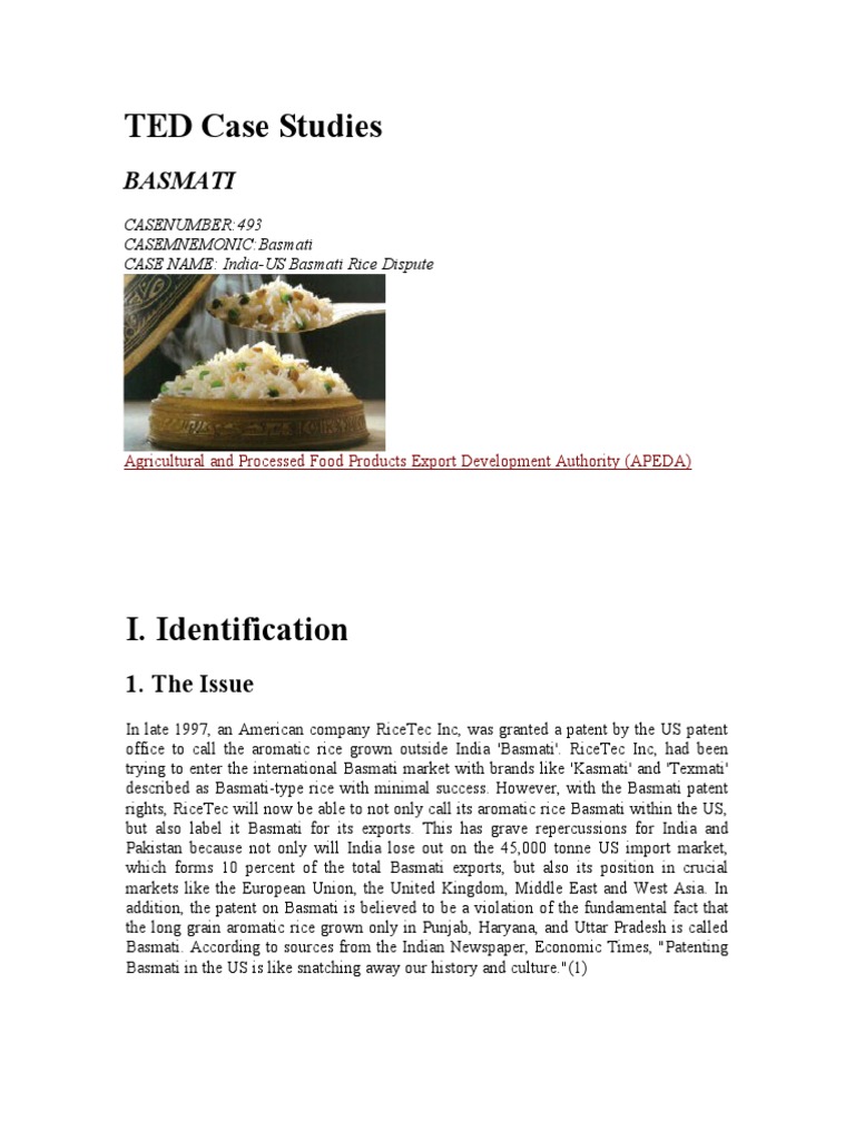Patent Case Studies | PDF | Rice | Patent