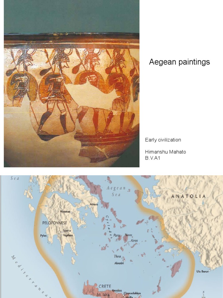 Aegean Paintings: Early Civilization Himanshu Mahato B.V.A1 | PDF