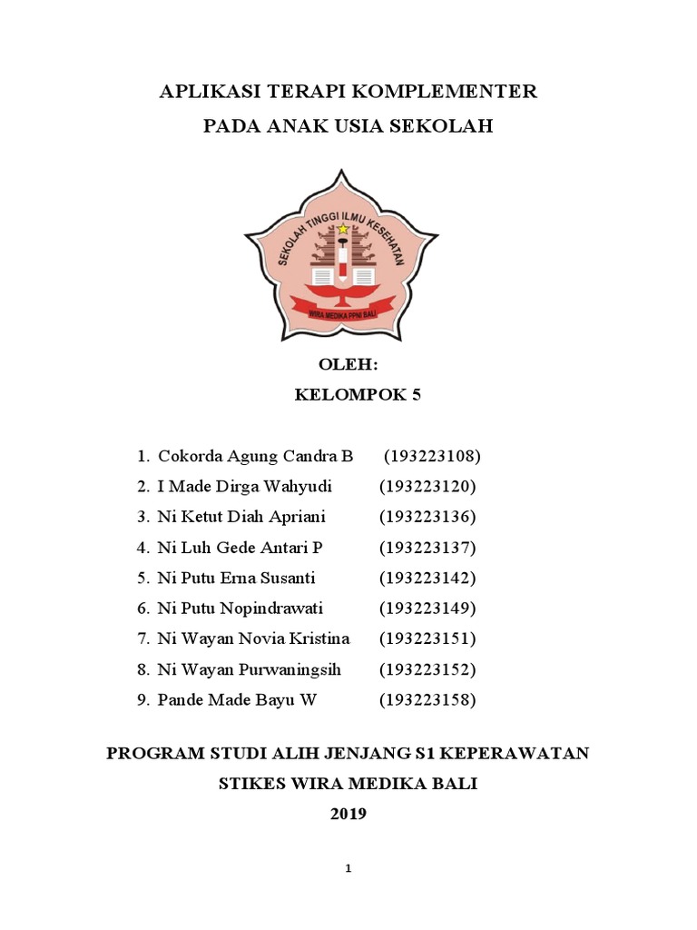 Komplementer Anak Sekolah | PDF | Kesehatan Holistik | Sains & Matematika