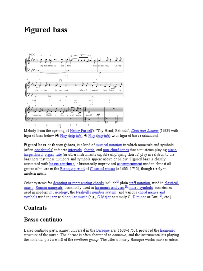An In-Depth Explanation of Figured Bass Notation and its Role in ...