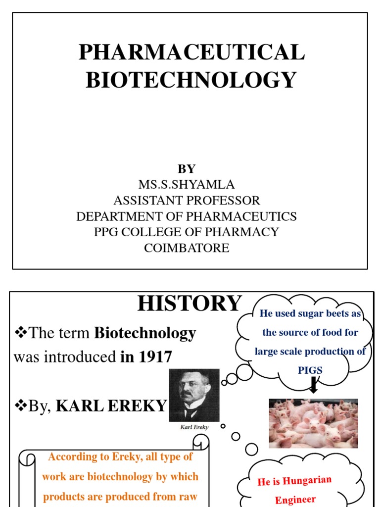 Overview of Pharmaceutical Biotechnology | PDF | Biotechnology ...