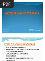 Absorption Coefficient Table | PDF | Plaster | Tile