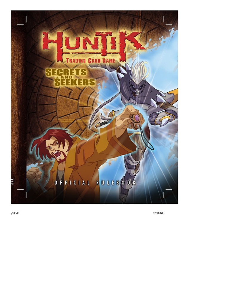 Huntik Trading Card Game Guide | PDF | Sports Rules And Regulations ...