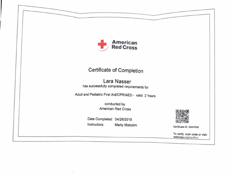 CPR Certificate | PDF